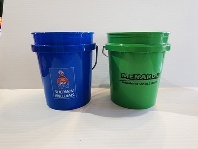Sherwin Williams Mini Bucket & Menards Mini Bucket 2 Pk | eBay