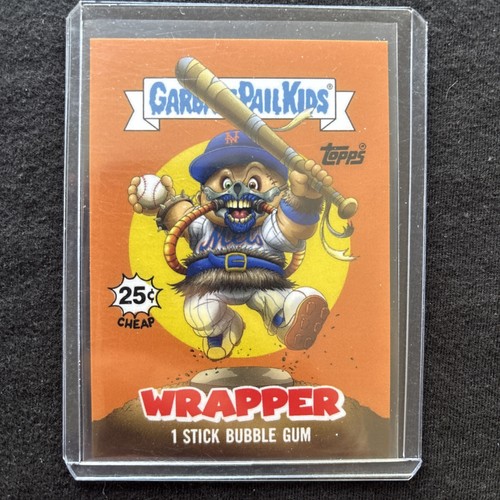 Max Scherzer SSP Wrapper Art 2022 Topps GPK x MLB #9 Garbage Pail Kids ...