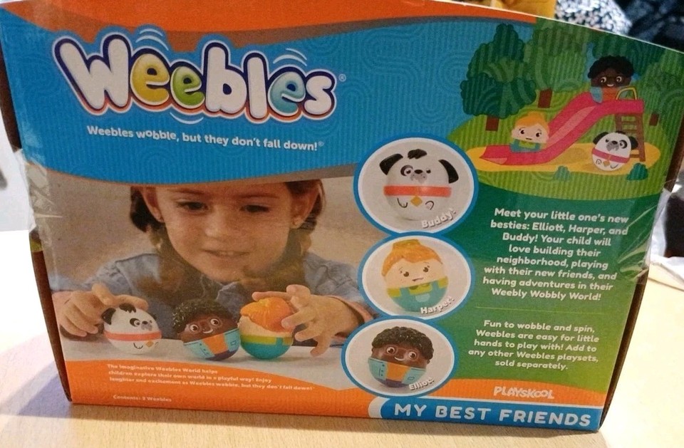 Playskool Weebles My Best Friends 3 Figure Set New | eBay UK