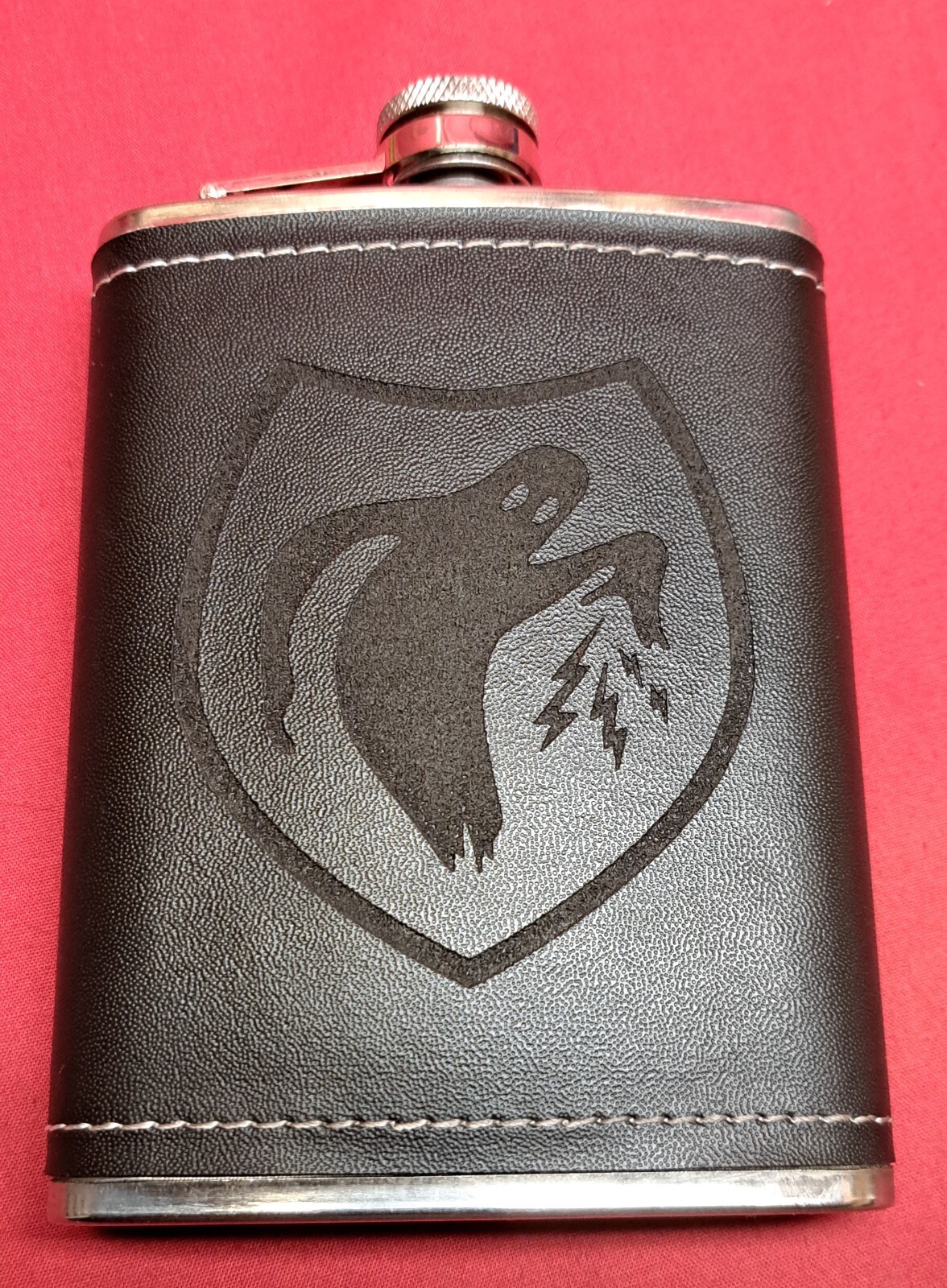 Psyop / Ghost Army Stainless Steel / Leather Flask | eBay