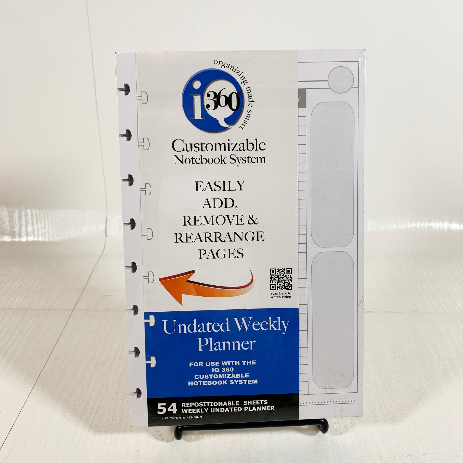 Iq360 Customizable Notebook System 3 Packs 54 Sheets per Pack Weekly ...