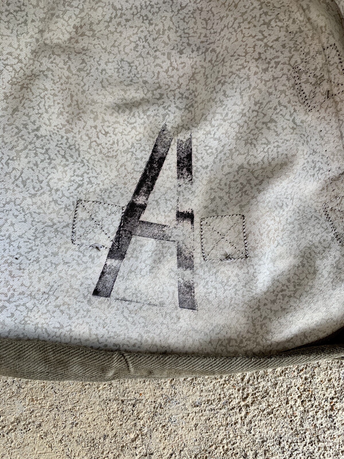 Original West German Army Surplus Flecktarn Camo Helmet Cover Snow ...