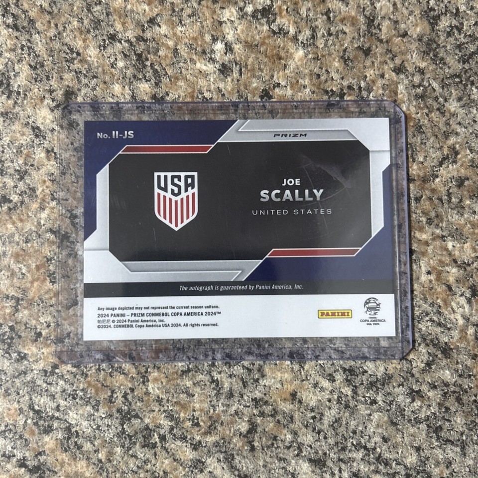 2024 Panini Prizm Copa America Joe Scally International Ink Auto Silver ...