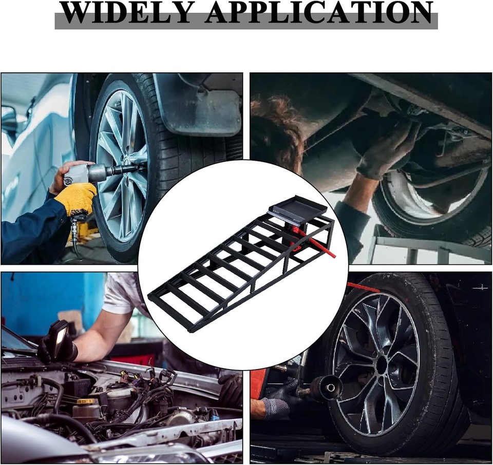 Hydraulic Car Ramps 5T 11000lbs Capacity Low Profile Heavy Duty Car ...