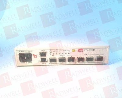 RAD ETX-203AX-RJIO/H/GE30/2S6H/4S6H / ETX203AXRJIOHGE302S6H4S6H (USED ...