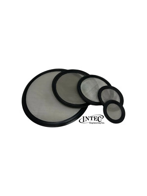Tri-Clamp Viton Gaskets with 50 Mesh (300 micron) screen | eBay