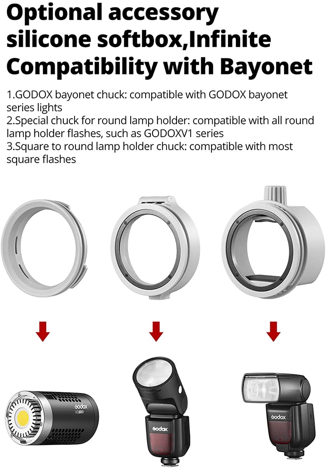 Godox ML-CD15 Flash Diffuser Modifier Bundle | Grelly UK