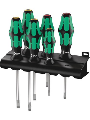 Wera Kraftform Plus SL/PH Screwdriver Set + Rack - 6 Pieces (105650) | eBay