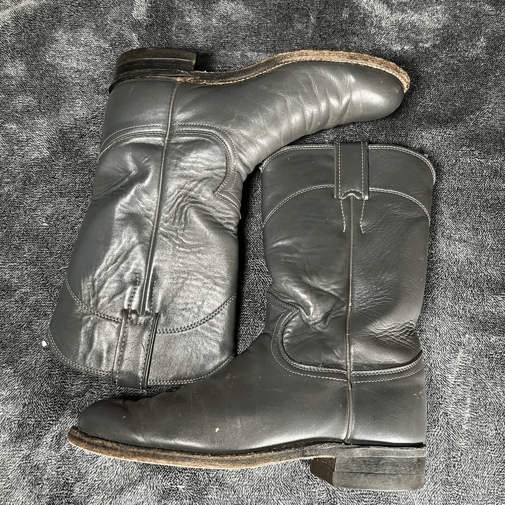 Justin Ropers Western Cowgirl Cowboy Boots Ladies Sz… - Gem