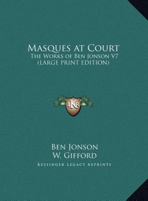Masques at Court von Ben Jonson (2011, Gebundene Ausgabe) for sale ...