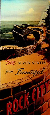 See Seven States From Beautiful Rock City Gardens Brochure Tennessee ...