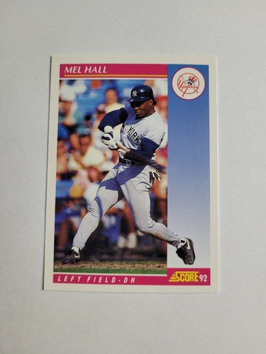 1992 Score Baseball #154 Mel Hall | eBay
