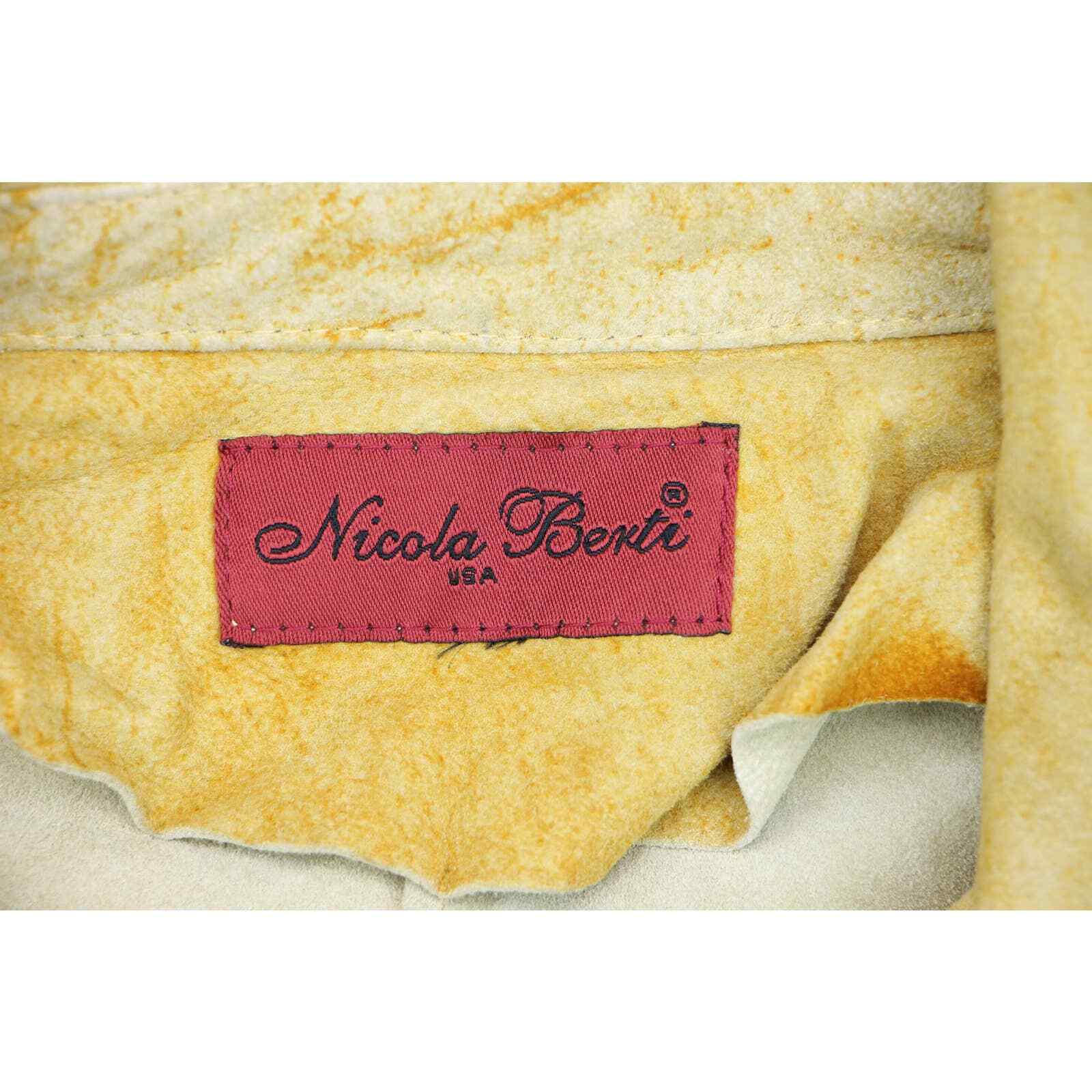 Nicola Berti Made in Italy Moto Rust Distressed Tan S… - Gem