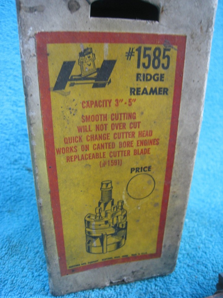 Vintage HASTINGS Ridge Reamer Specialty Tool Garage Shop Mechanic ...