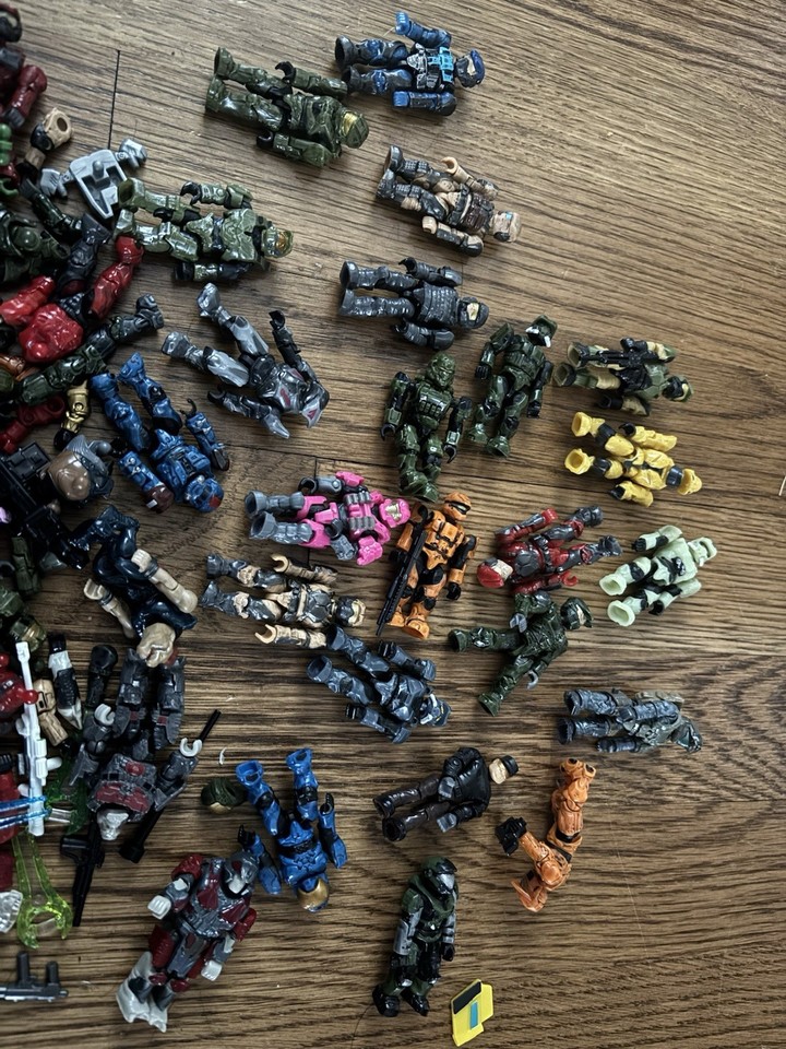 Huge Mega Bloks Construx Parts Lot- Some Complete Figures Some ...