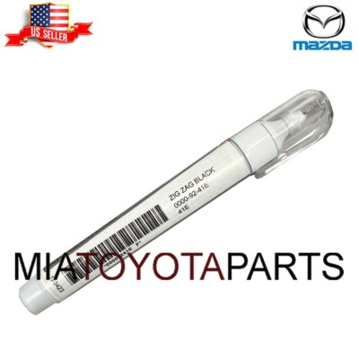 Genuine Mazda Touch Up Paint 0000-92-41E Code 41E Zig Zag Black | eBay