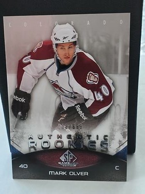 2010-11 SP Game Used Edition Authentic Rookies 252/699 Mark Olver #176 ...