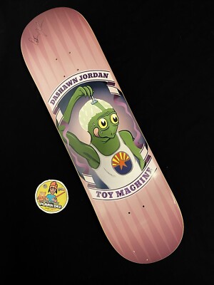RARE SIGNED Dashawn Jordan Toy Machine Pro Debut Skateboard Deck ...