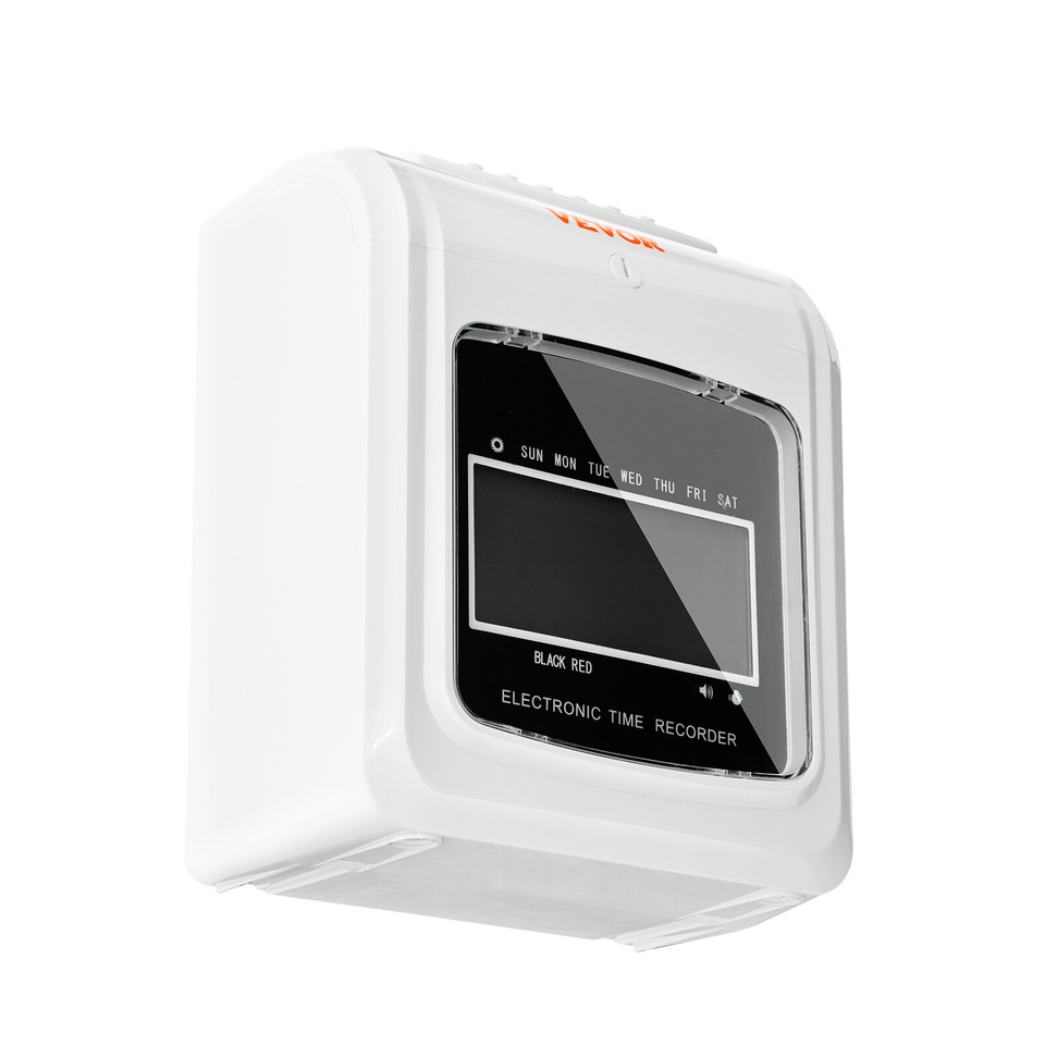 VEVOR Punch Time Clock Time Tracker Machine for Employees With 102 Time ...