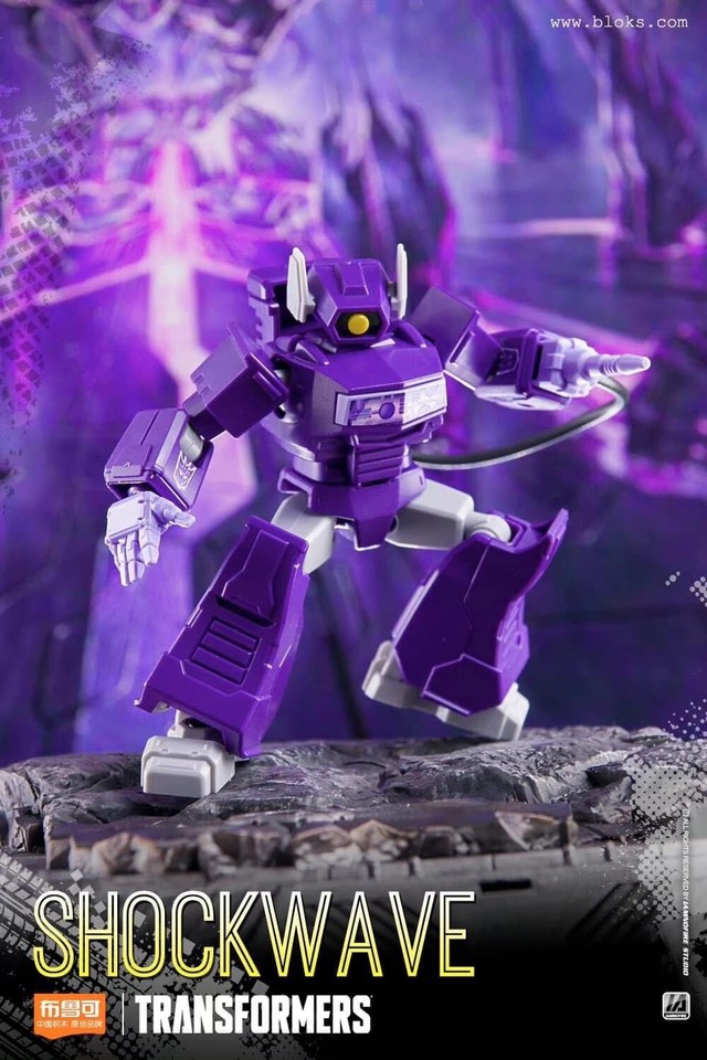 Bloks Transformers G1 Series 4 Model Kit Set of 9 Figures Blind Box US ...