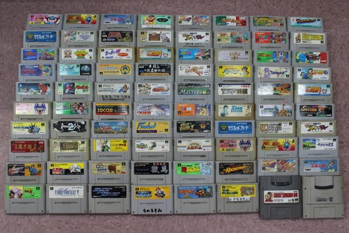 WHOLESALE LOT 80 Nintendo Super Famicom Games SFC SNES Japan Import US ...