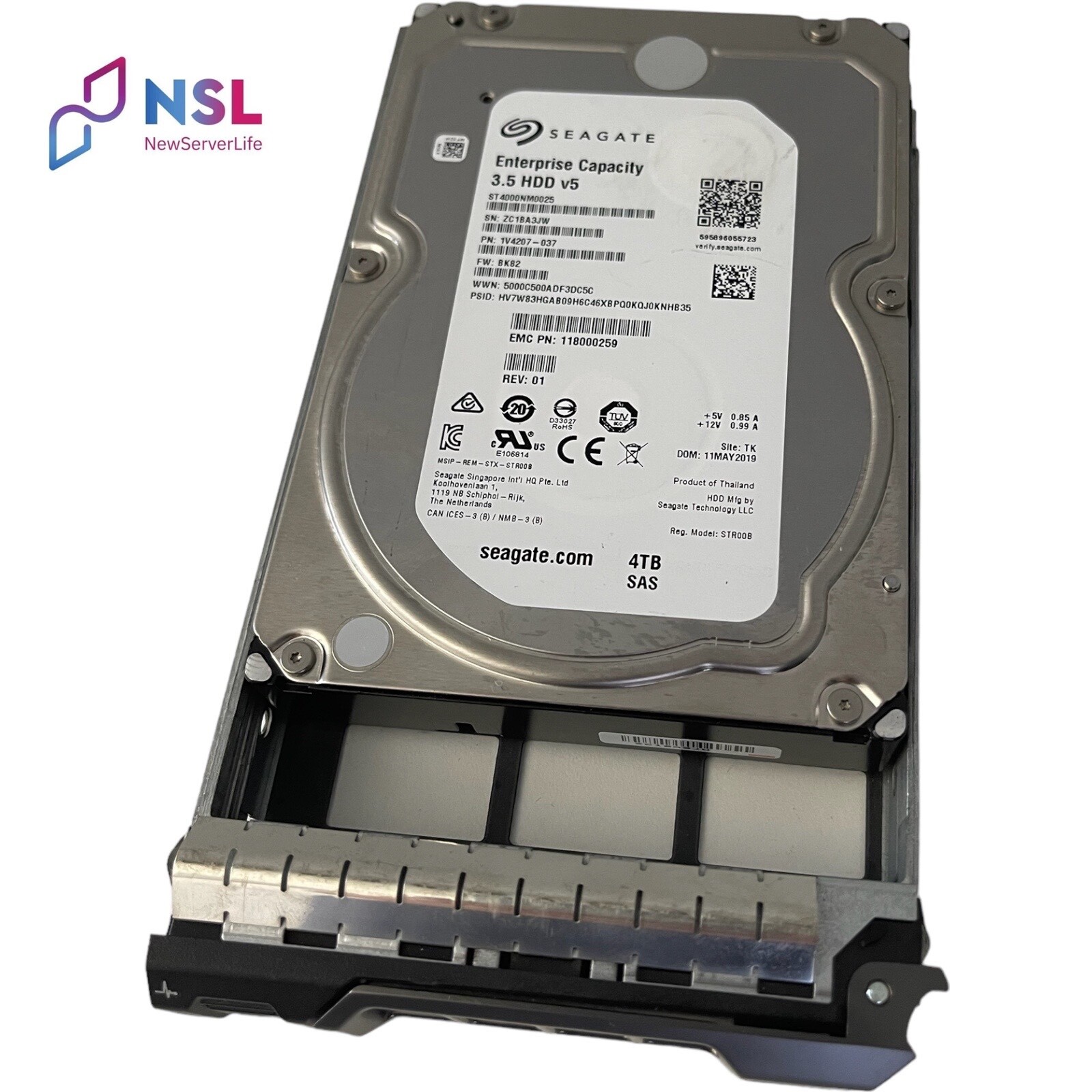 4TB HDD SAS 3.5'' SEAGATE 7.2K 12Gbps ST4000NM0025 | eBay