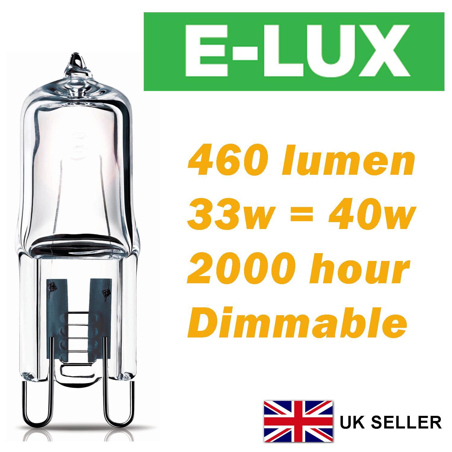 10 x G9 40v 33w=40w DIMMABLE ECO HALOGEN ENERGY SAVING bulbs Capsule ...