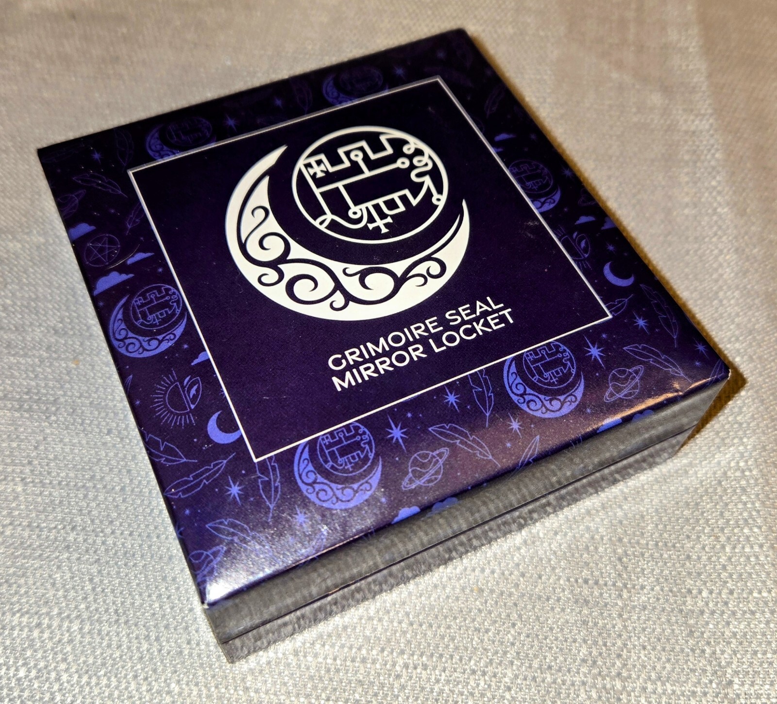 Official Helluva Boss Stolas Grimoire Seal Necklace B… - Gem