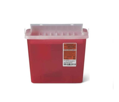 Medline MDS705153 Red Sharps Container 5 qt. 4.7L Box/20 | eBay