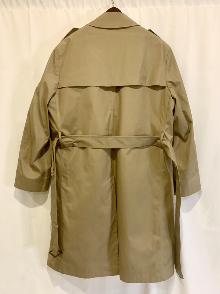 Mens Adams Row Double Breasted Trench/Over Coat w/Zip Out Liner, Size ...