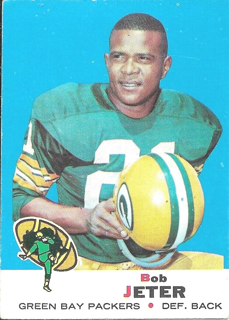 1969 Topps Bob Jeter 7 Green Bay Packers Football | eBay