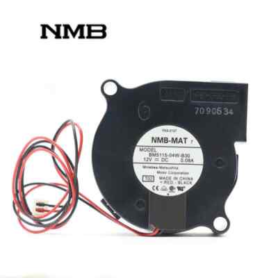 NMB BM5115-04W-B30 Turbo Blower Fan DC 12V 0.08A 50*50*15MM | eBay