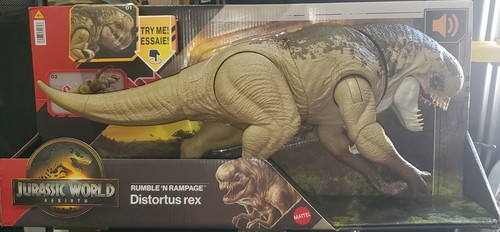 2024 Mattel Jurassic World Rebirth Rumble Rampage Distortus D Rex ...