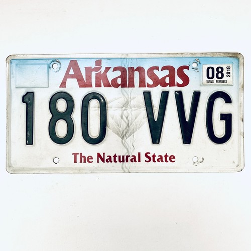 2018 United States Arkansas Natural State Passenger License Plate 180 ...
