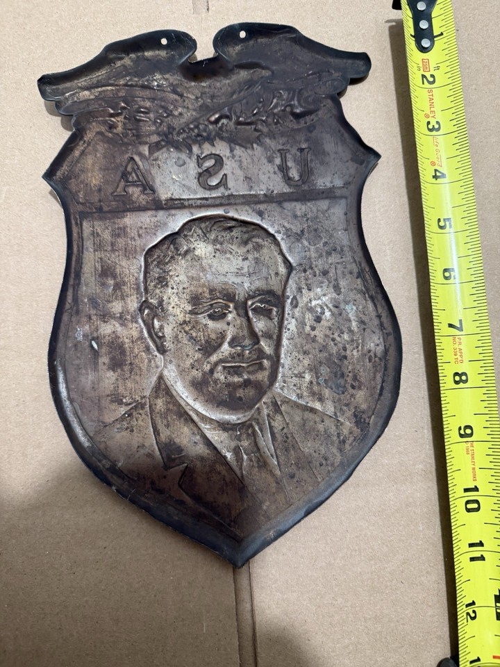 FDR Brass Wall Hanger | eBay UK