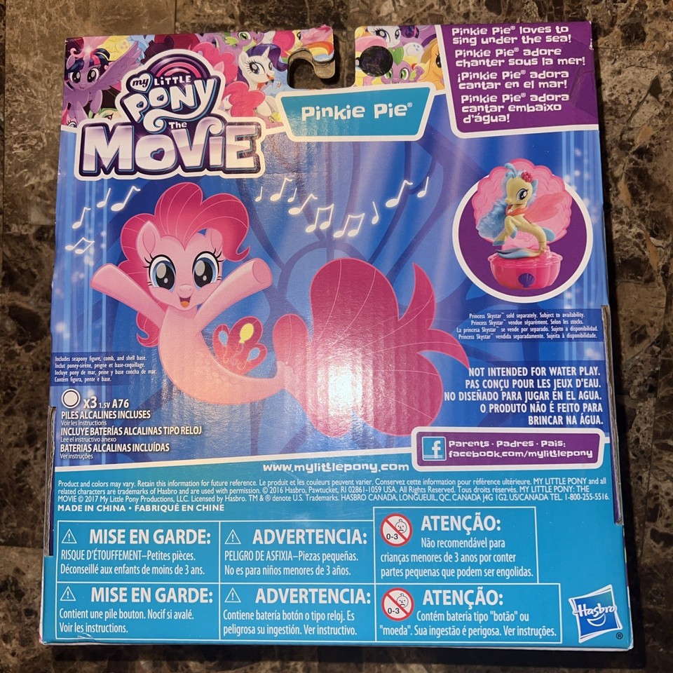 Hasbro My Little Pony MLP The Movie Pinky Pie Sea Song Mermaid | eBay
