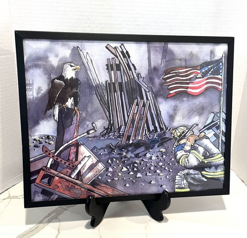 9/11 Twin Towers Memorial Art Print Signed Limited Edition 7/220 ...