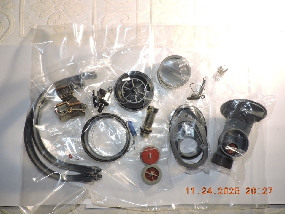 Interspiro Divator MKII mask New and Used parts w/SP AGA scuba dive dry ...