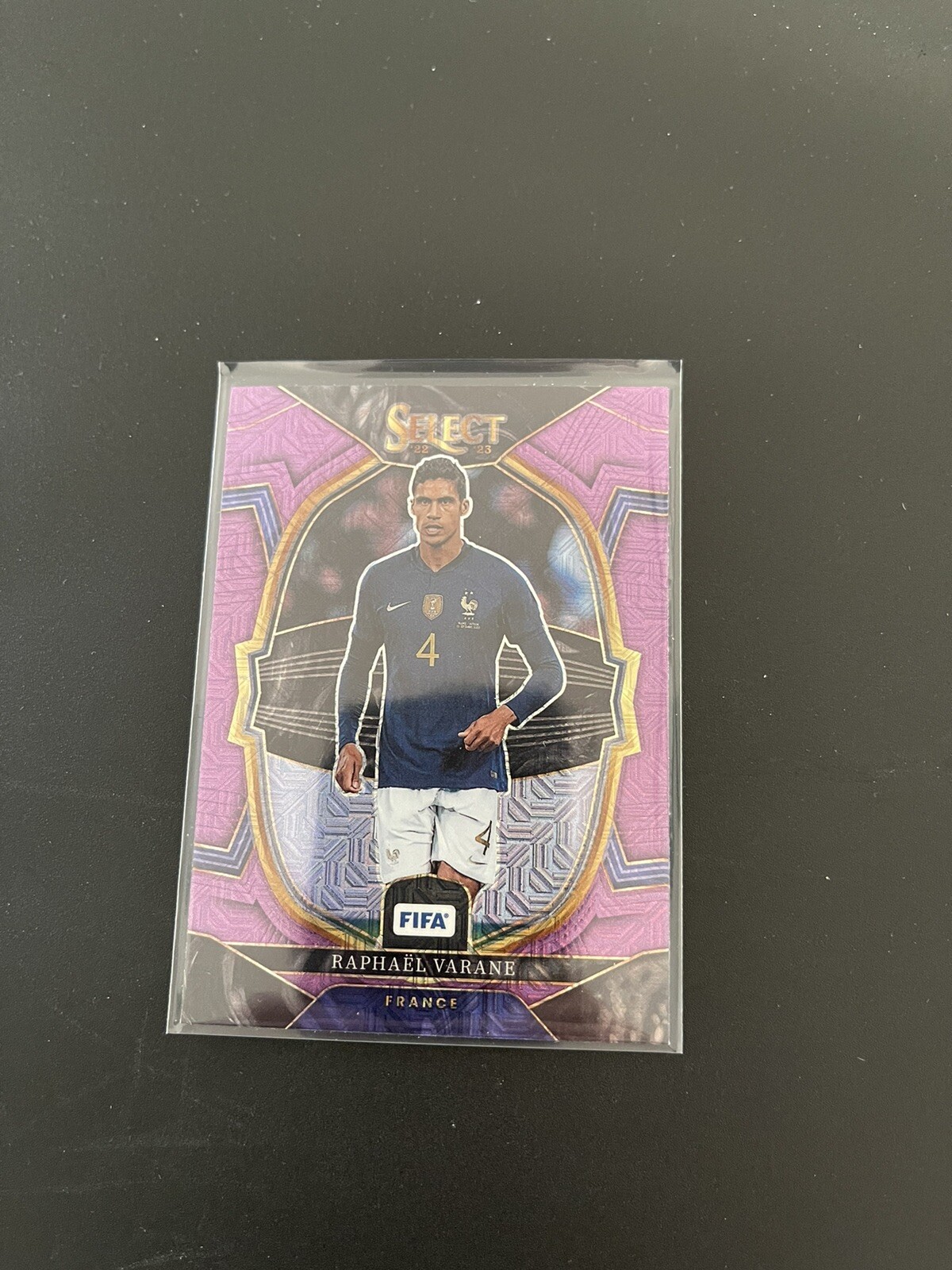 2022-23 Panini Select FIFA Raphael Varane Purple Prizm Mojo | eBay