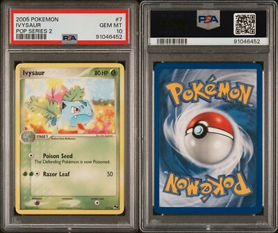 PSA 10 IVYSAUR 7/17 POP SERIES 2 POKEMON 2005 ENGLISH | eBay