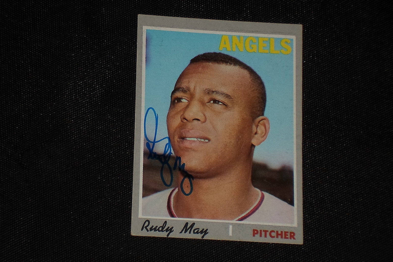 RUDY MAY 1970 TOPPS ROOKIE SIGNED AUTOGRAPHED CARD #203 ANGELS | eBay