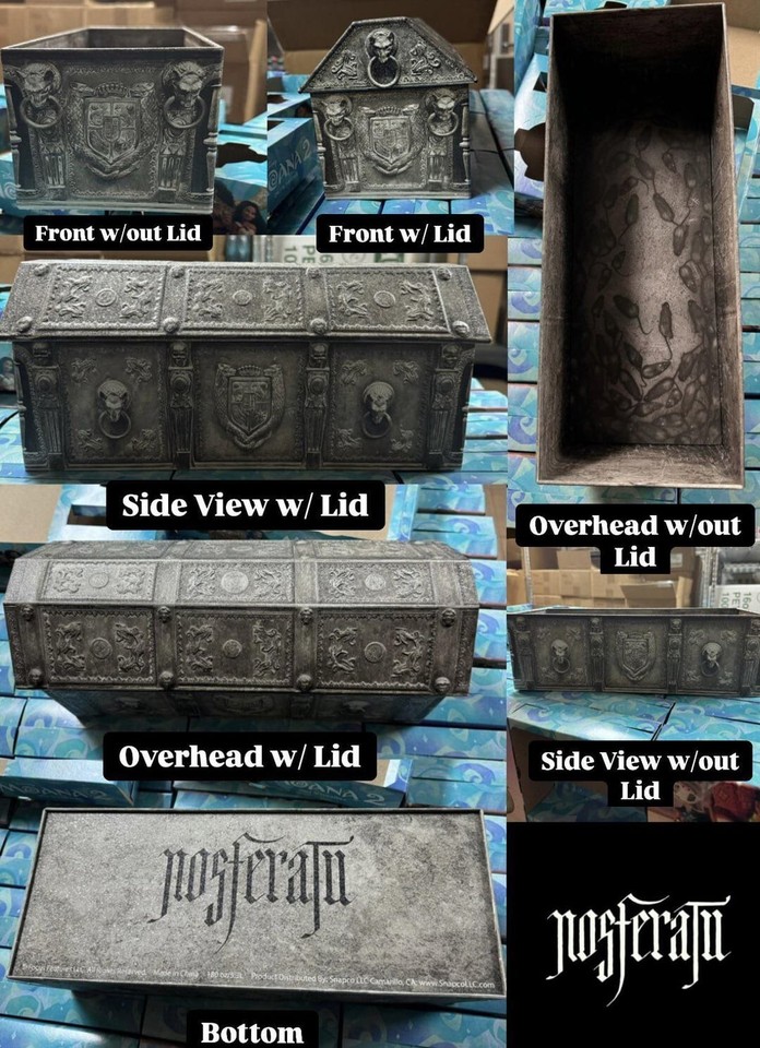 Nosferatu Tin Popcorn Bucket Sarcophagus Sold Out AMC Regal Movie 🍕🍿🐀 ...