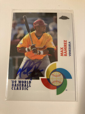 Max Ramirez Autograph Rare Venezuelan WBC | eBay