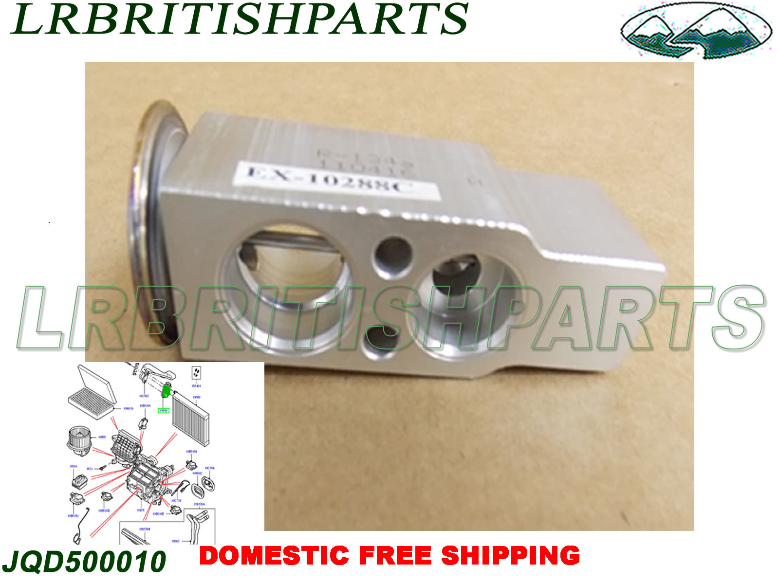 LAND ROVER A/C EXPANSION VALVE RANGE ROVER SPORT 05-13 LR3 LR4 NEW ...