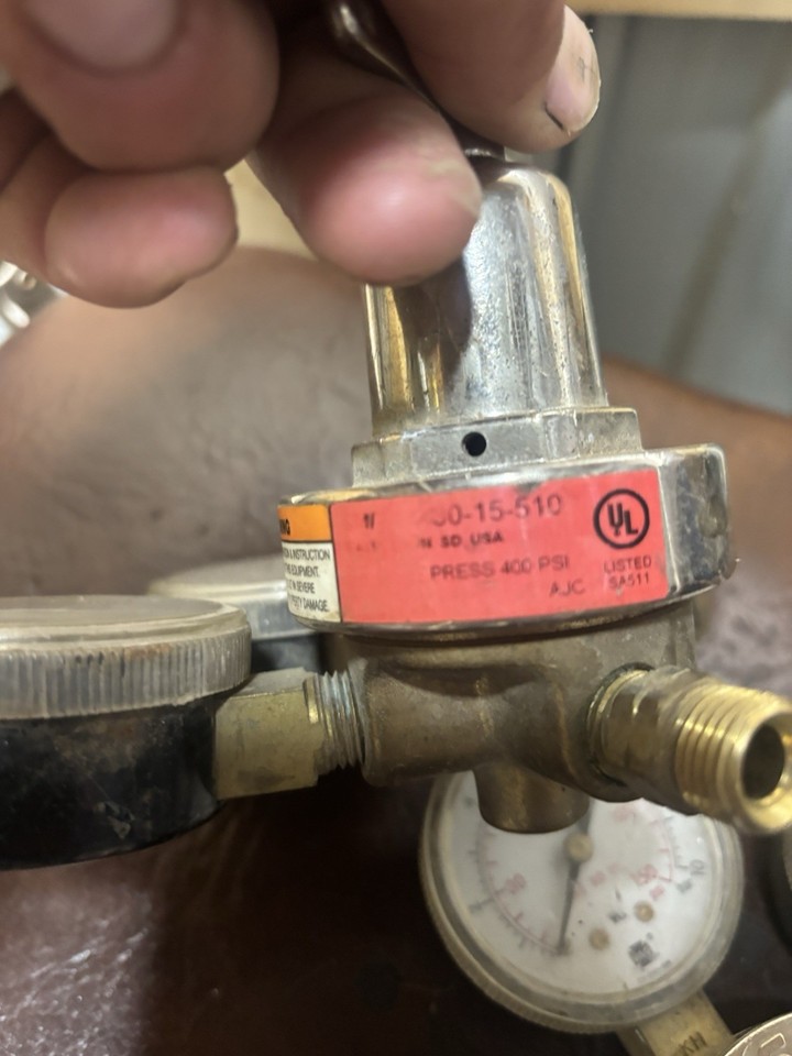 Smith Regulator Set 30-100-540 Oxygen 30-15-510 Acetylene Cutting ...