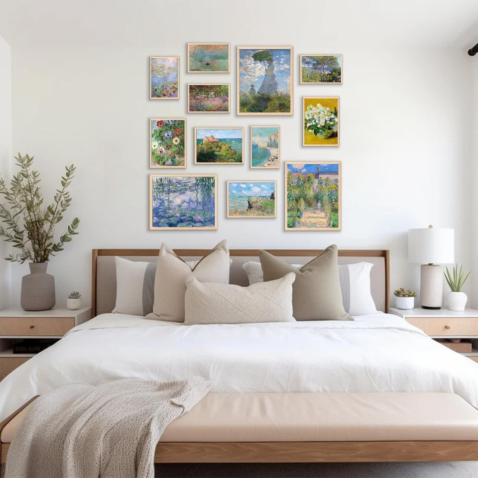 Claude Monet Eclectic Wall Art, Monet Prints for Wall Decor, Eclectic ...