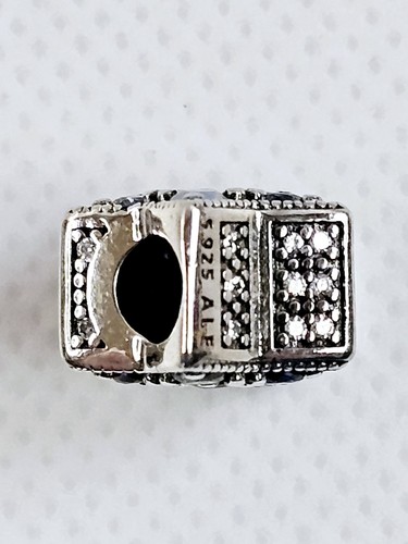 Pandora 925 Sterling Silver Bright Star Blue CZ Bead Charm 796379NSBMX ...