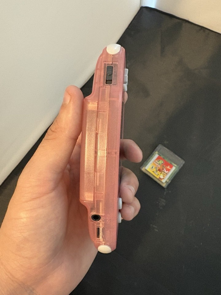 Nintendo GameBoy Advance Pink Clear Console- Tested Bundle | eBay