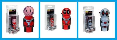Marvel Deadpool Pin Mate Wooden Figure Wave 1 Set of 3 NOC | eBay