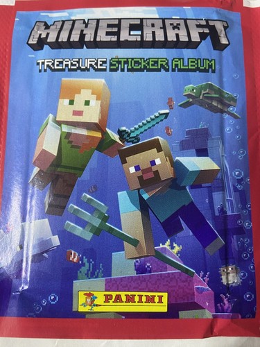 1 Minecraft Treasure Panini Sticker Pack 2021 | eBay